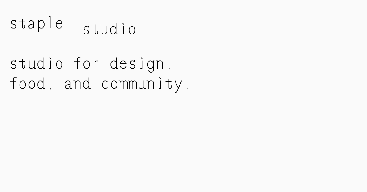 staple studio